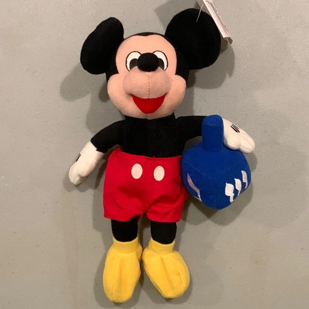 Disney | Toys | Disney Mickey Mouse Dreidel Mini Bean Bag Plush | Poshmark